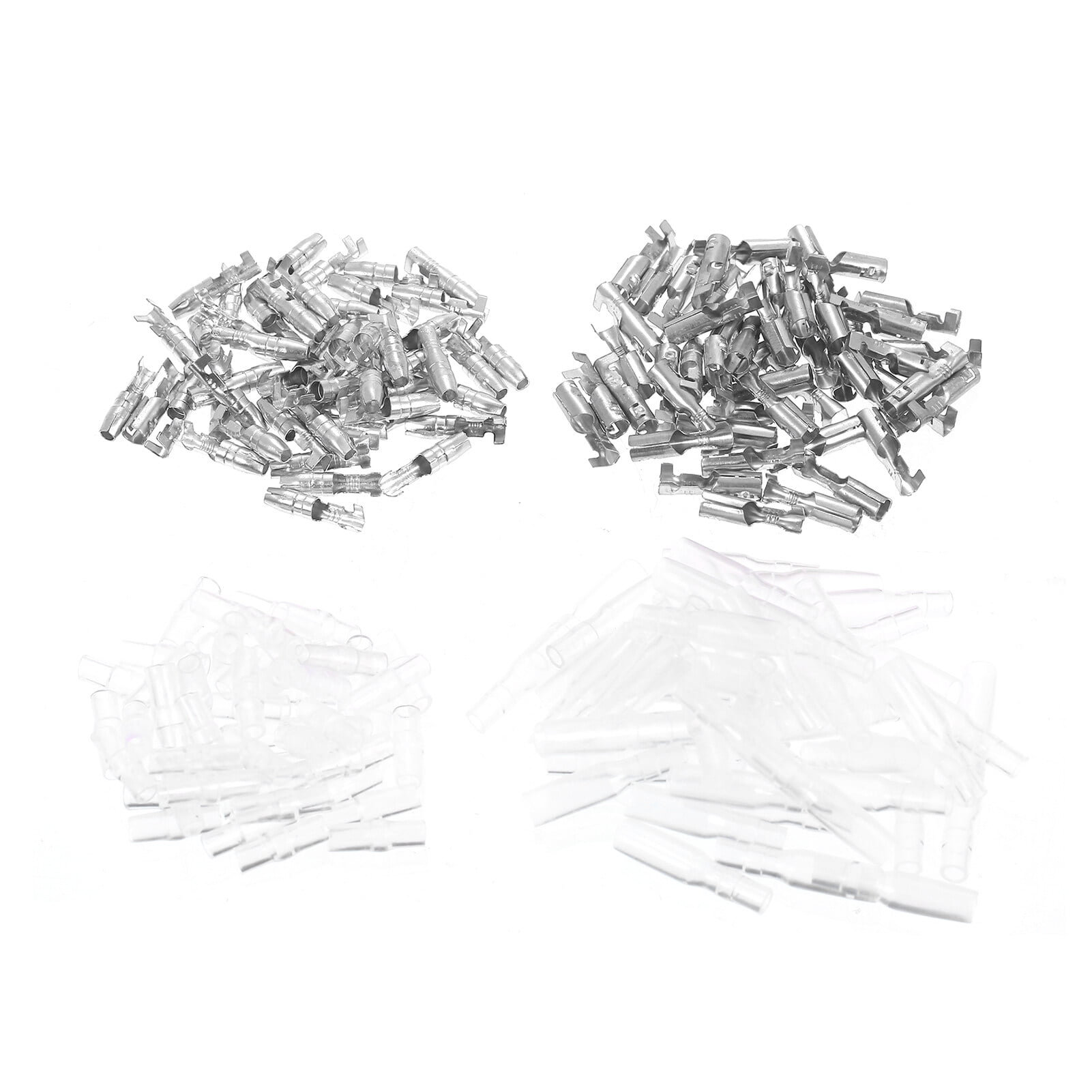 200 PCS Wire Terminal Kit Bullet Connector Set Includes 4.0 mm Brass ...