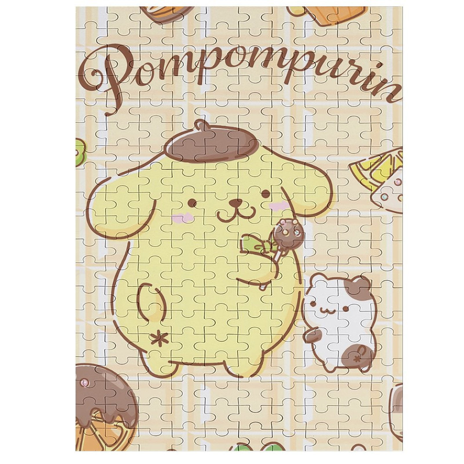 200 PCS Wooden Pompompurin Jigsaw Puzzle DIY Educational Puzzles ...