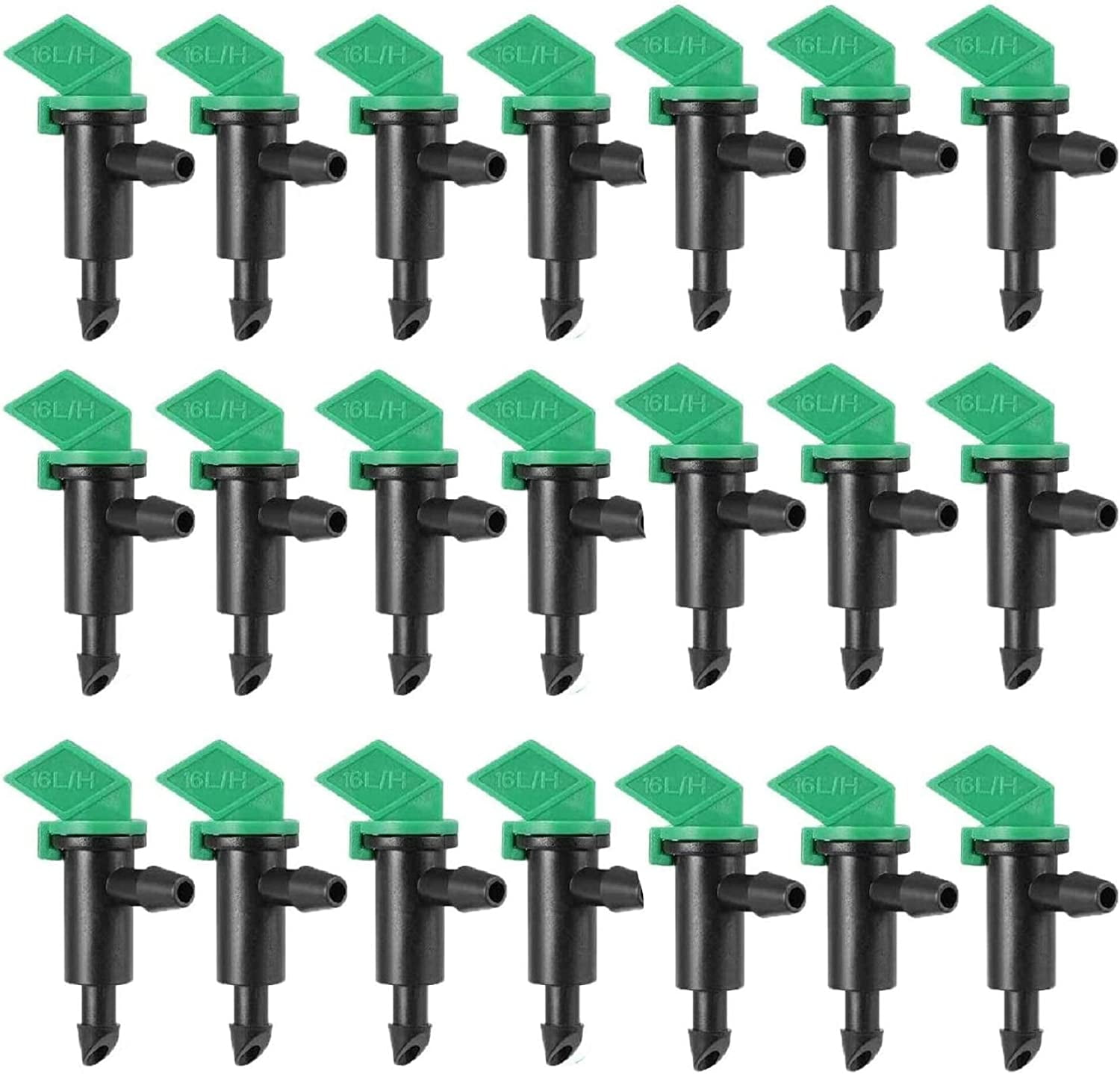 200 Pack 4GPH Drip Emitter Irrigation Drip Emitters Garden Flag ...