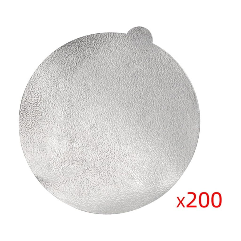 200 Pack Aluminum Foil Pods Covers Coffee Capsules Foil Lids Coffee ...