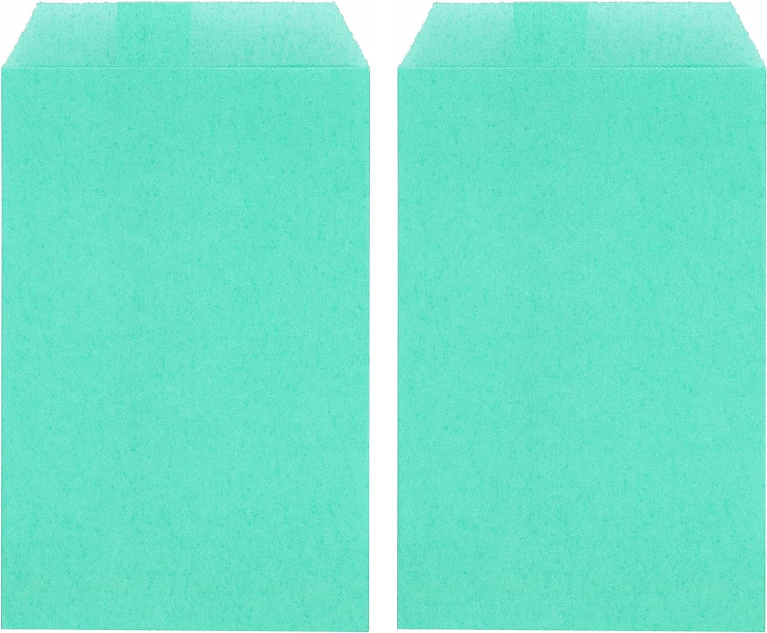 200 Pack Aqua Blue Small Flat Greaseproof Paper Bags for Candies ...