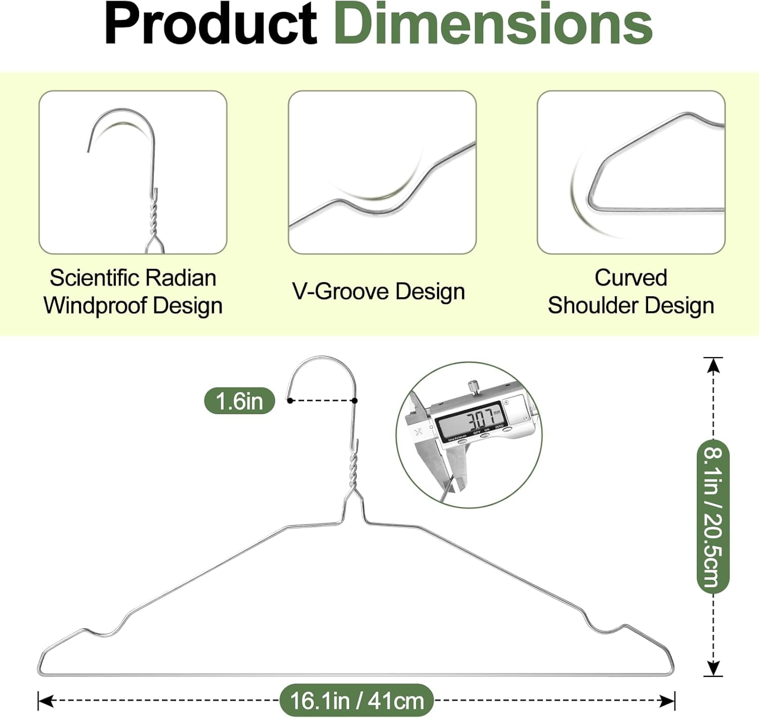 200 Pack Bulk Metal Clothes Hangers, Heavy Duty Wire Coat Hangers, Non ...