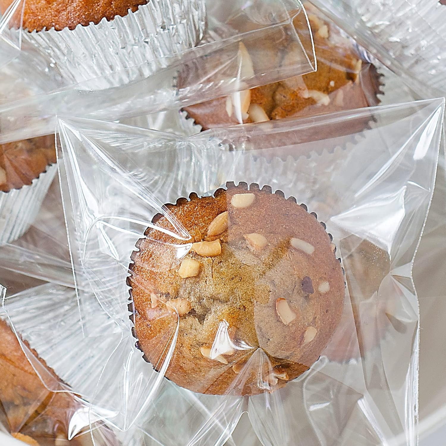 200 Pack Clear Self Sealing Cellophane Bags 6x6 Inches, Resealable ...