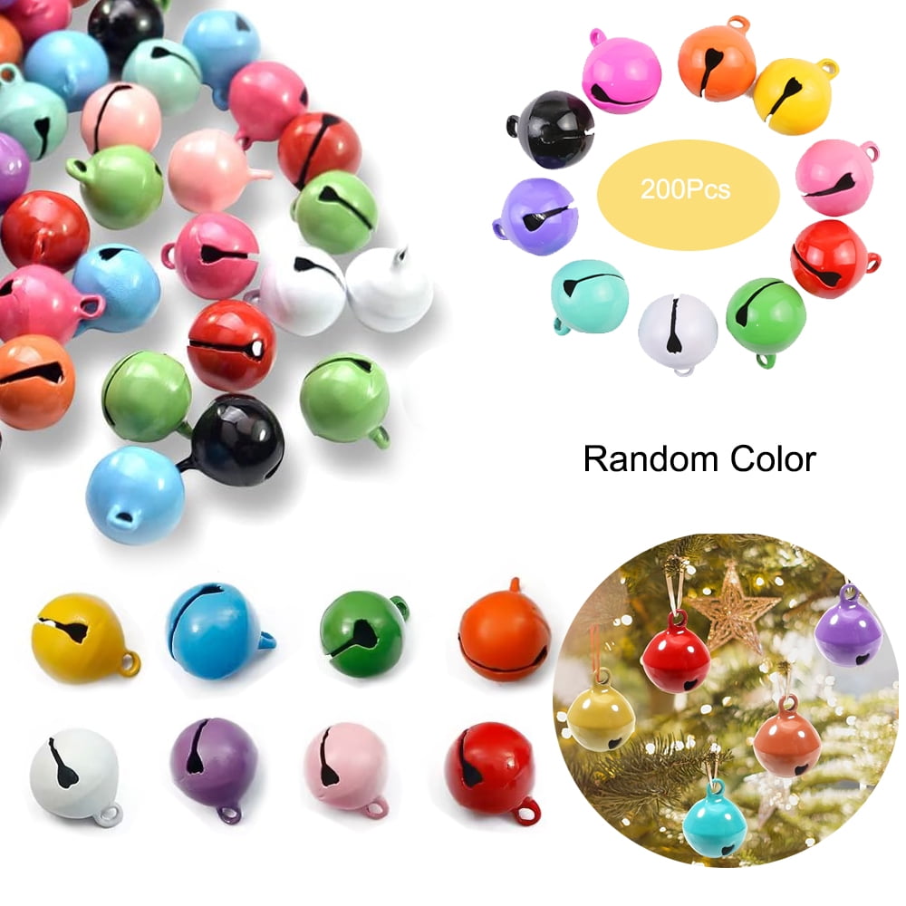 Colorful Small Craft Bells 200PCS Jingle Bells,Small Bell Mini Bells ...