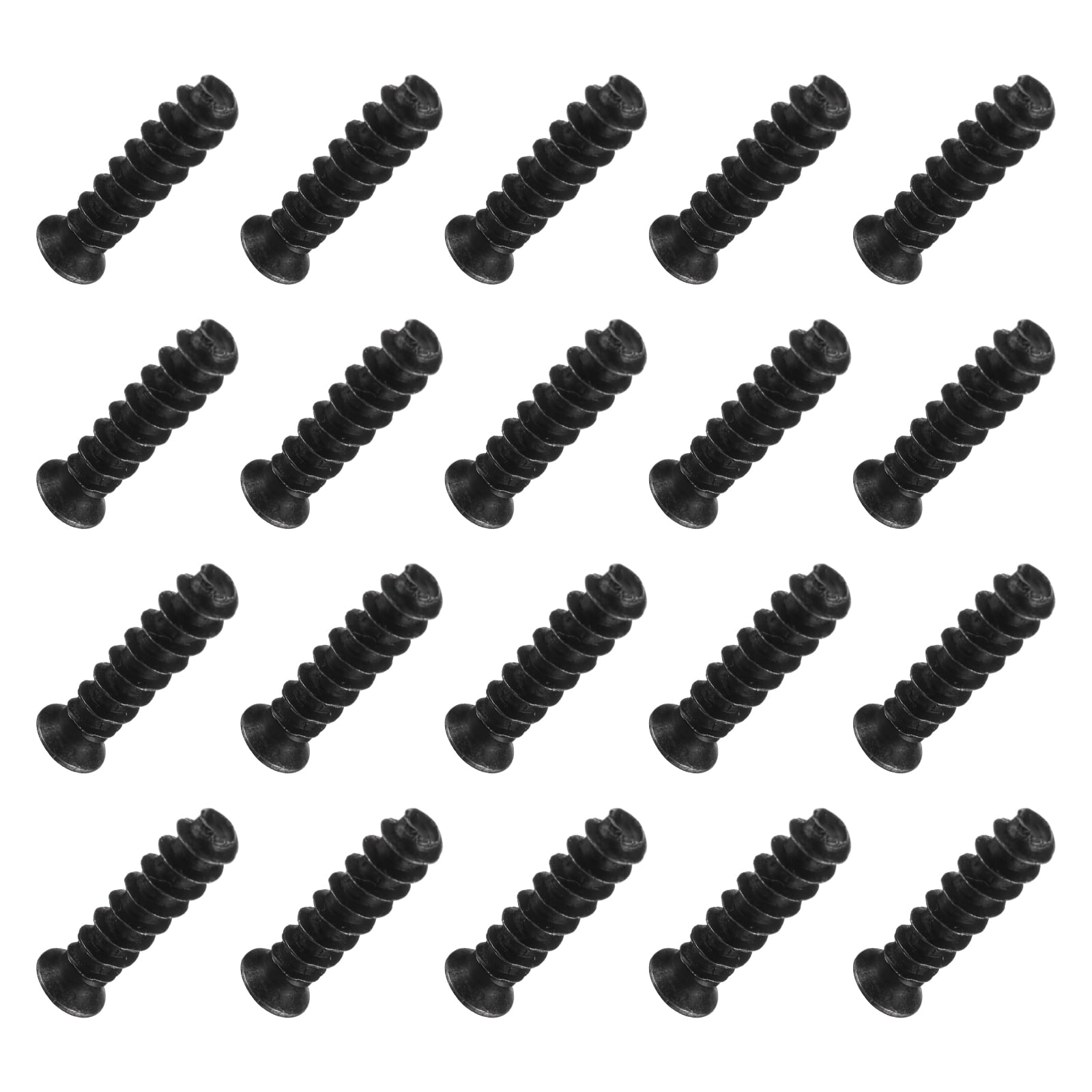 200 Pack Computer Countersunk Flat Head Screws, M5 x 20mm Cross Flat ...