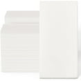 200 Pack Disposable Guest Towels Soft and Absorbent Linen Feel Paper ...