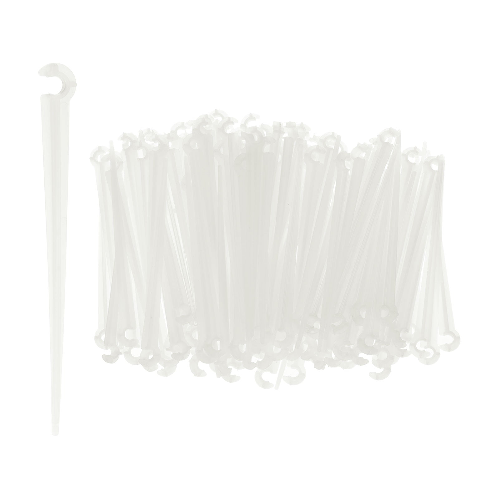 200-Pack Drip Irrigation Support Stakes, 4.3" Strong Plastic Universal ...