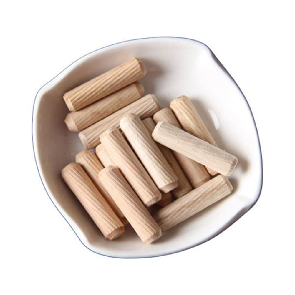 200 Pack Fluted Wooden Dowel Furniture Crafts DIY Furniture Dowel for ...