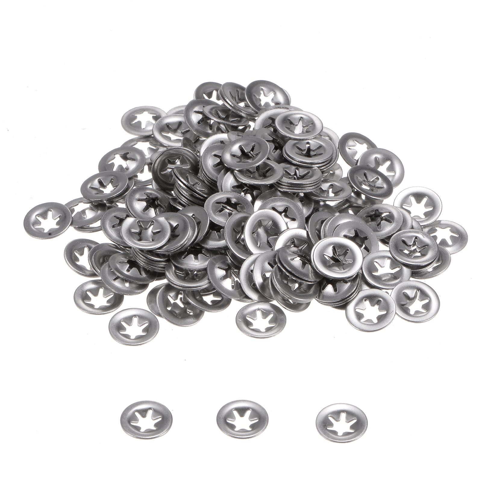 200 Pack Internal Tooth Star Lock Washers M3 Quick Speed Locking ...