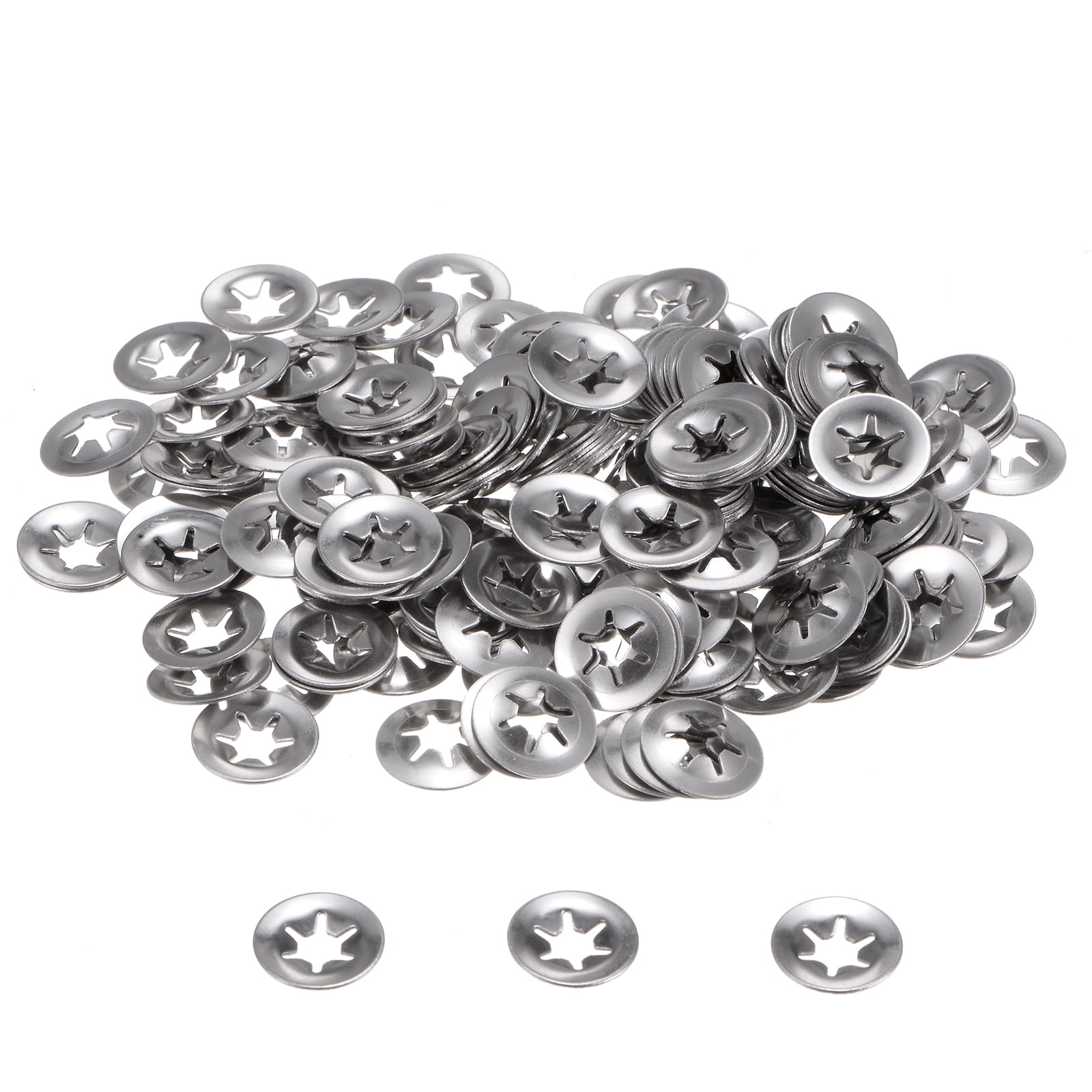200 Pack Internal Tooth Star Lock Washers M4 Quick Speed Locking ...