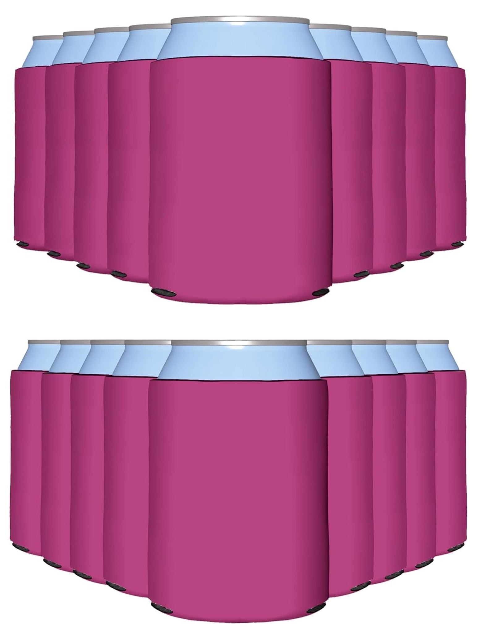 200 Pack Neon Blank Can Cooler Sleeves, Customizable Bulk Sublimation ...