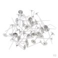 200 Pack Pre Waxed Candle Wicks With Sustainers For Making Tea Light ...