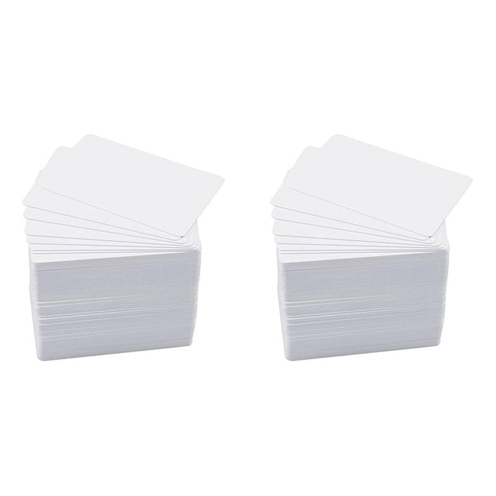 200 Pack Premium Blank PVC Cards, CR80 30Mil Graphic Quality White ...