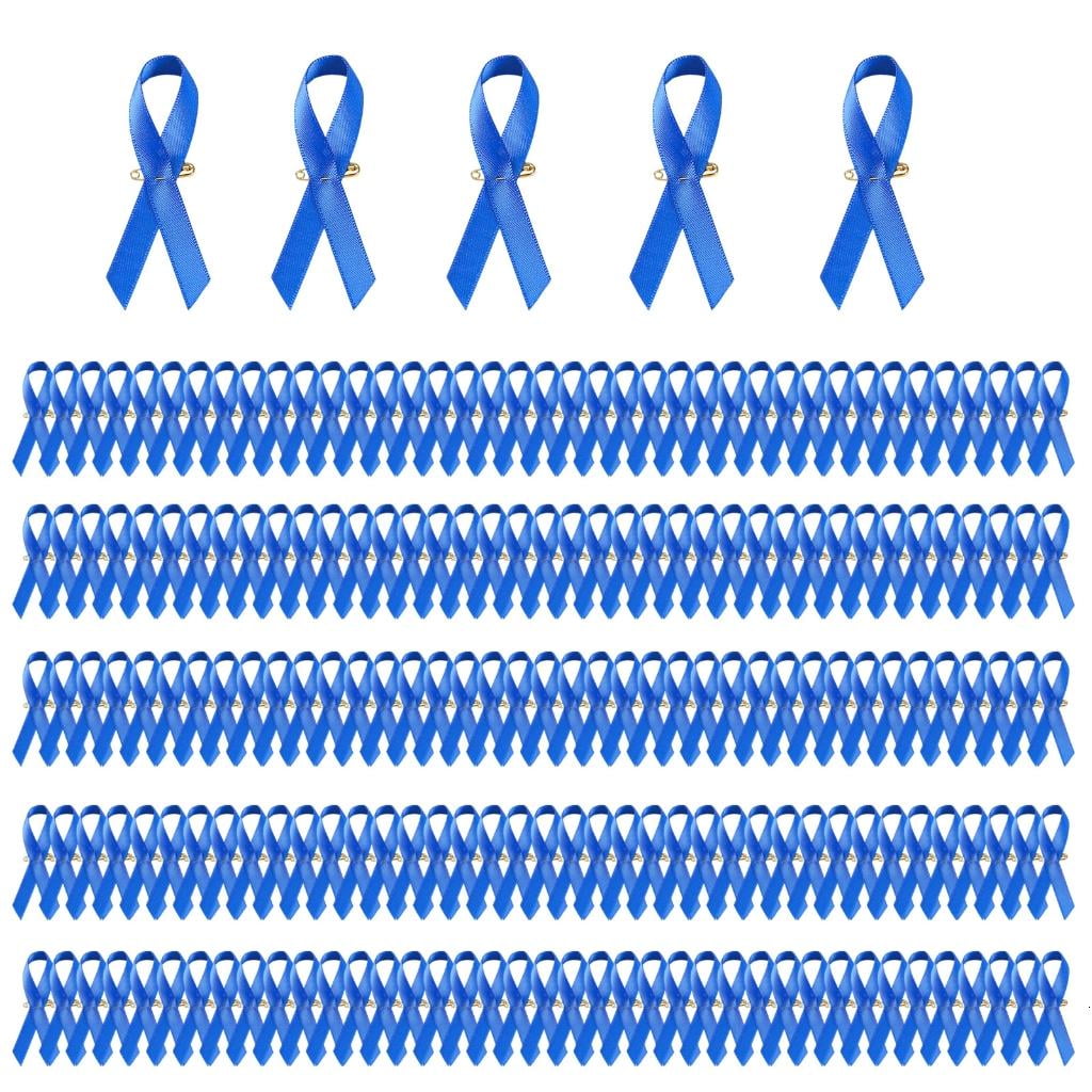 200 Pack Ribbon Pins Social Cause Ribbons Nonprofit Event Accessories ...