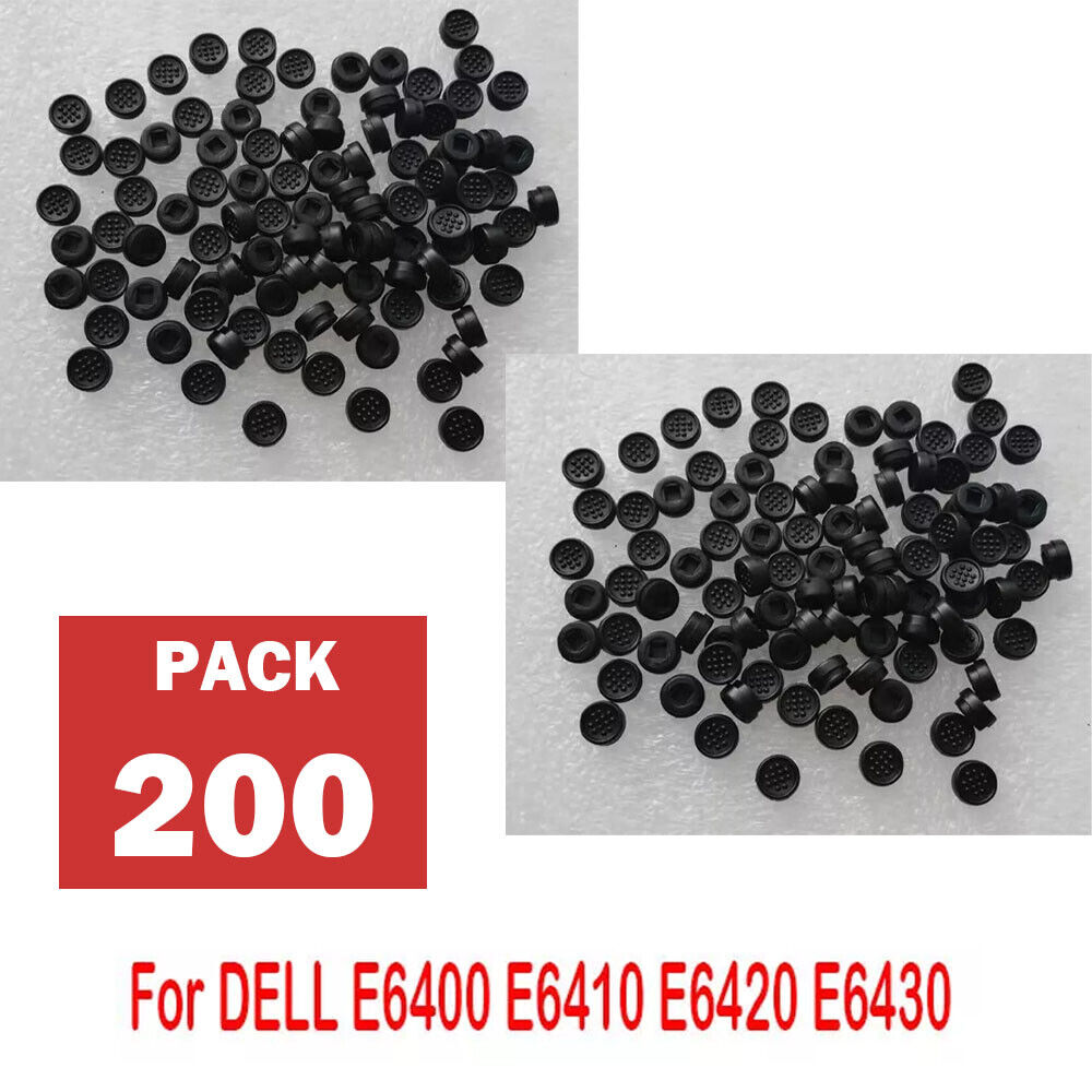 200 Pack Rubber Mouse Pointer Trackpoint Black Cap For Dell Laptop 2.8 ...