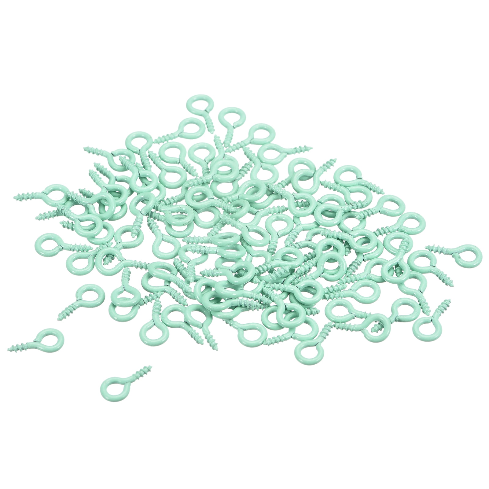 200 Pack Small Screw Eye Hooks Mini Eyelets Screws, 5x10x1.2mm, Light ...