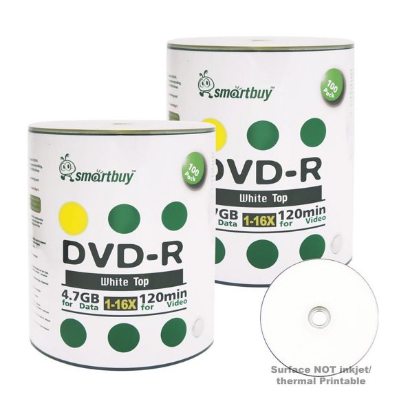 Blank DVD-R Discs in Blank Media - Walmart.com