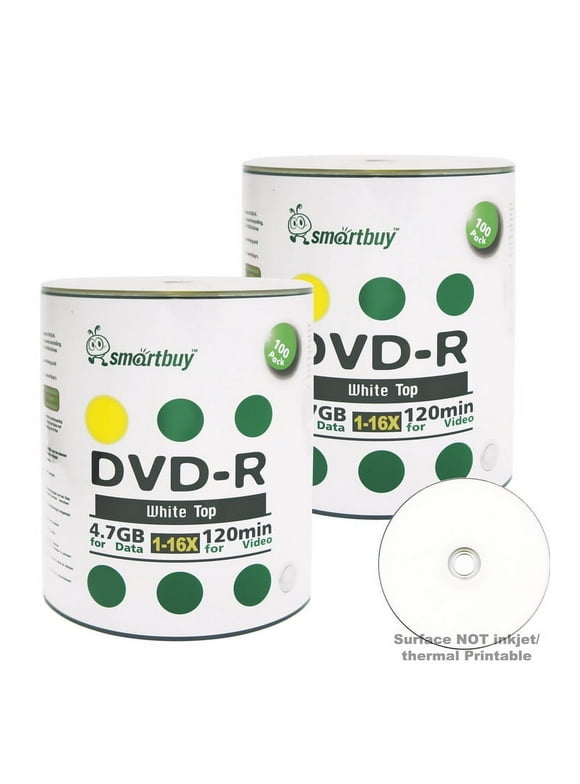 Blank DVD-R Discs in Blank Media - Walmart.com