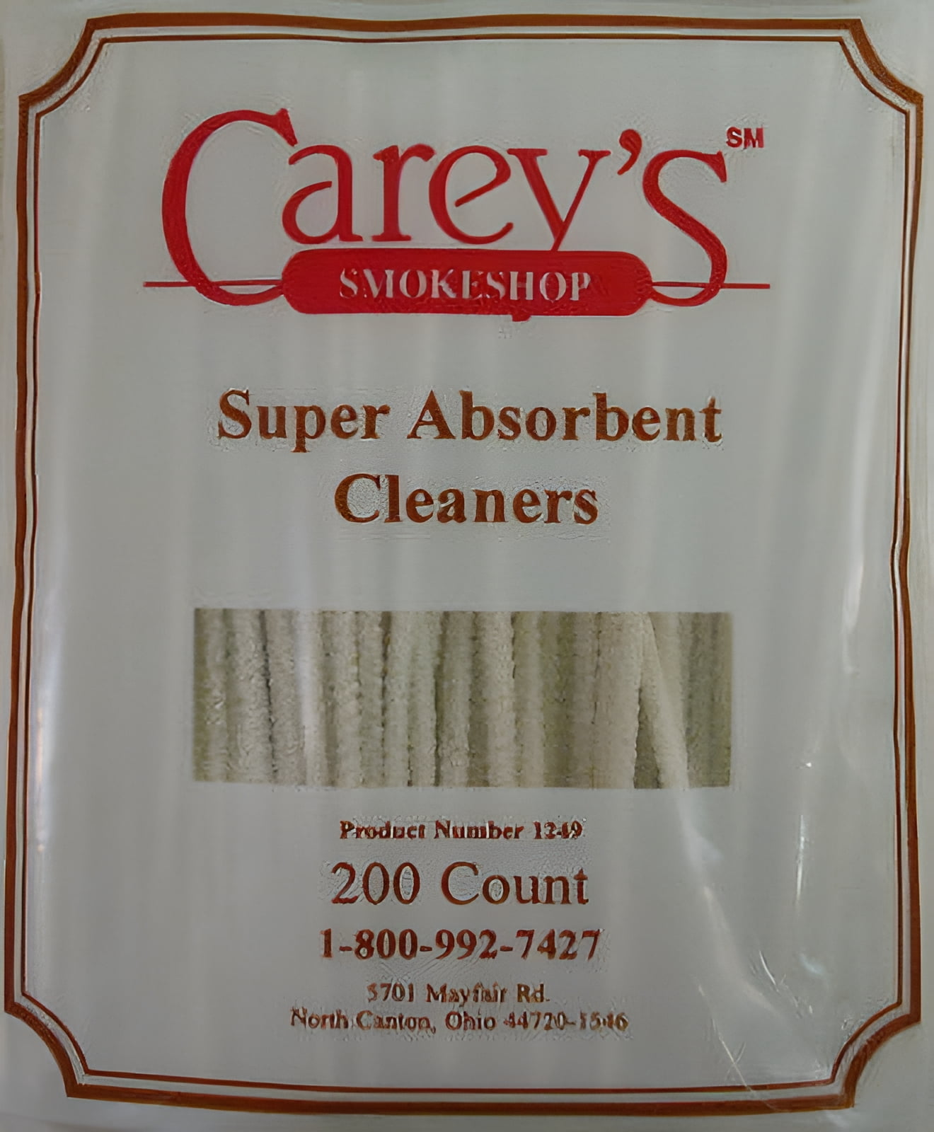 200 Pack of 6" Long Regular Super Absorbent Pipe Cleaners - 1249 ...
