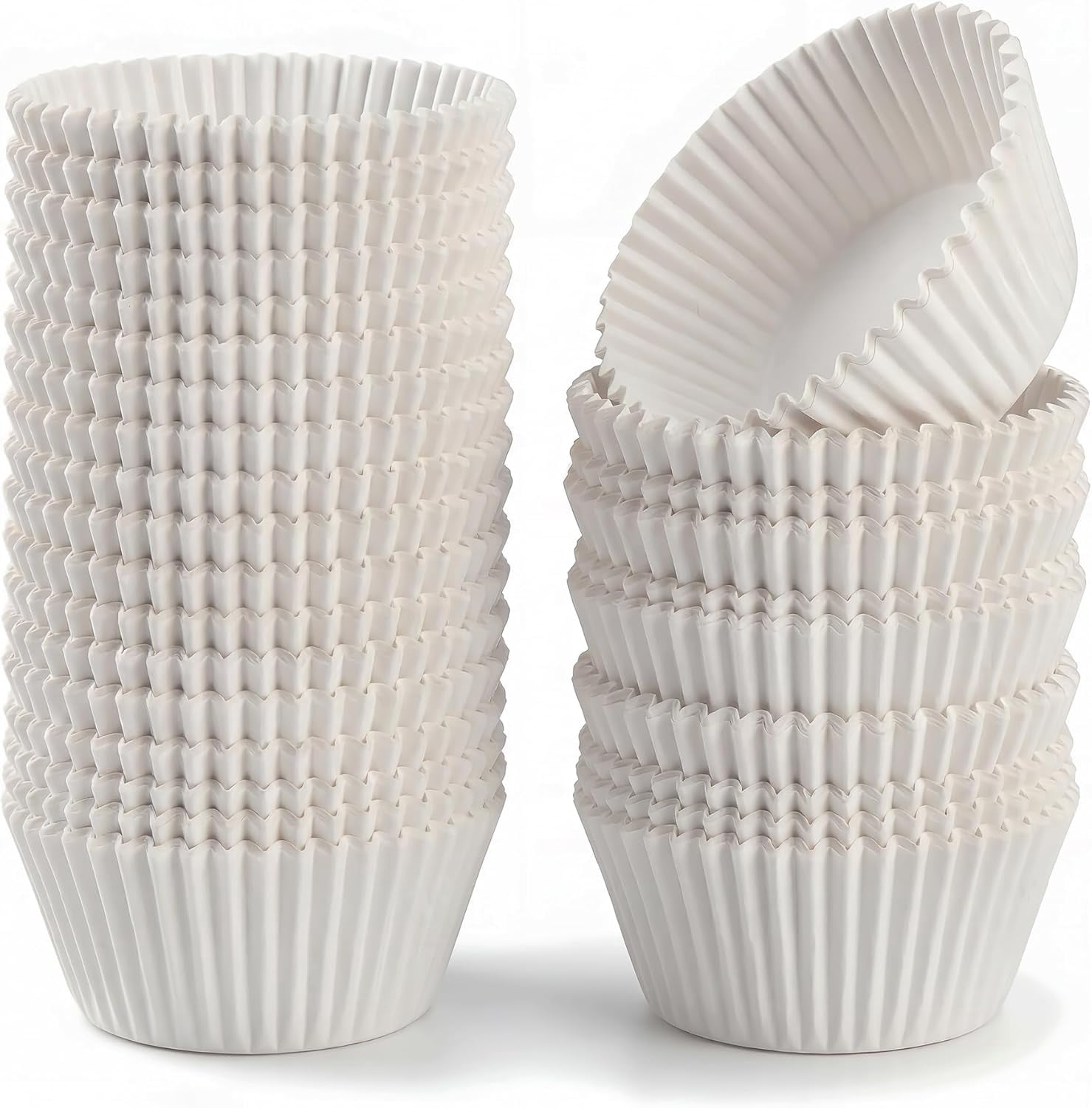 200 Paper Cupcake Liners, Muffin Liners or Baking Cups for Desserts ...