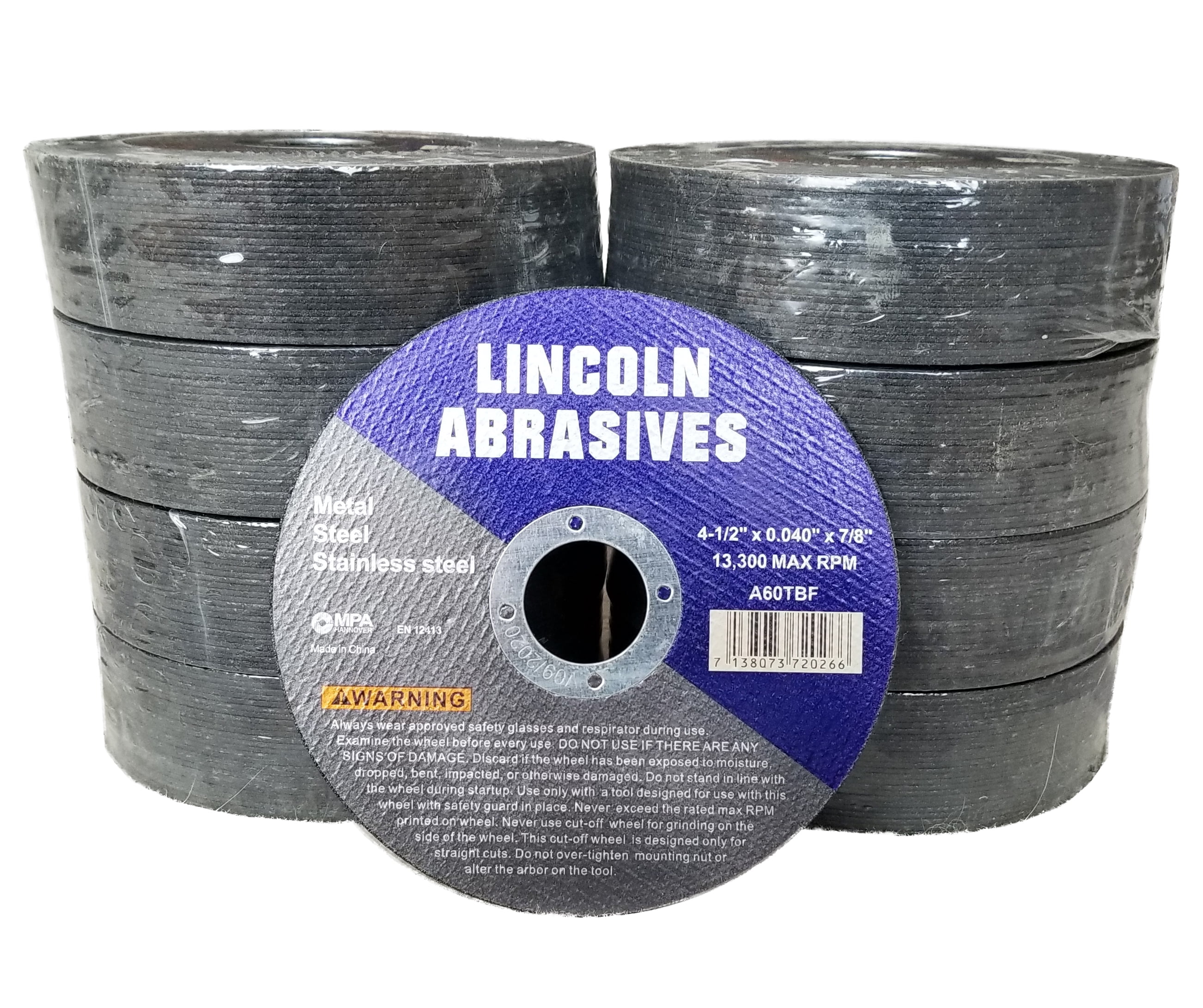 200 Pc 4.5" x .040" x 7/8" Cut-Off-Wheels for Metal / Stainless Steel ...