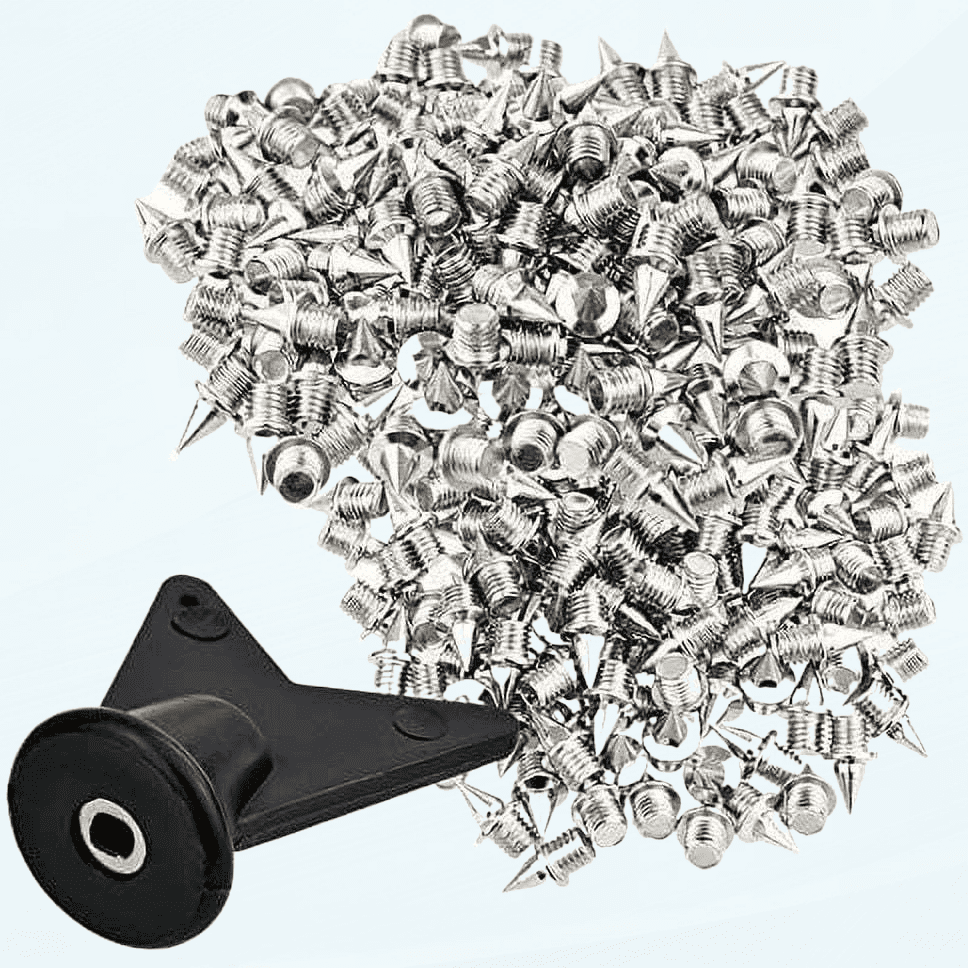 200 Pcs 1/4 Inch Stainless Steel Spikes with 1 Pcs Spike Wrench, 0.25 ...