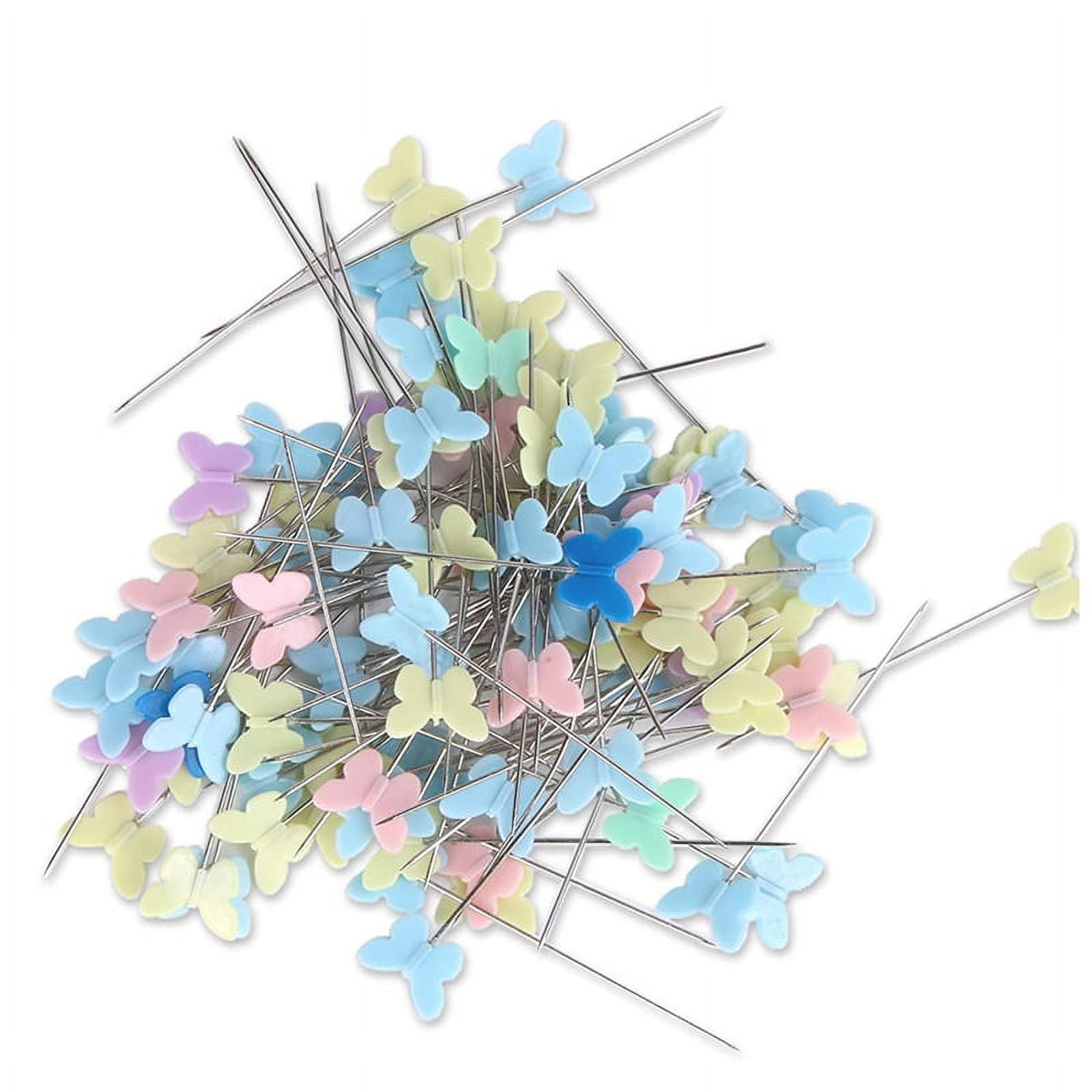 Walmart 200 Pcs 2 Inch Decorative Sewing Pins, Flat Head Straight ...