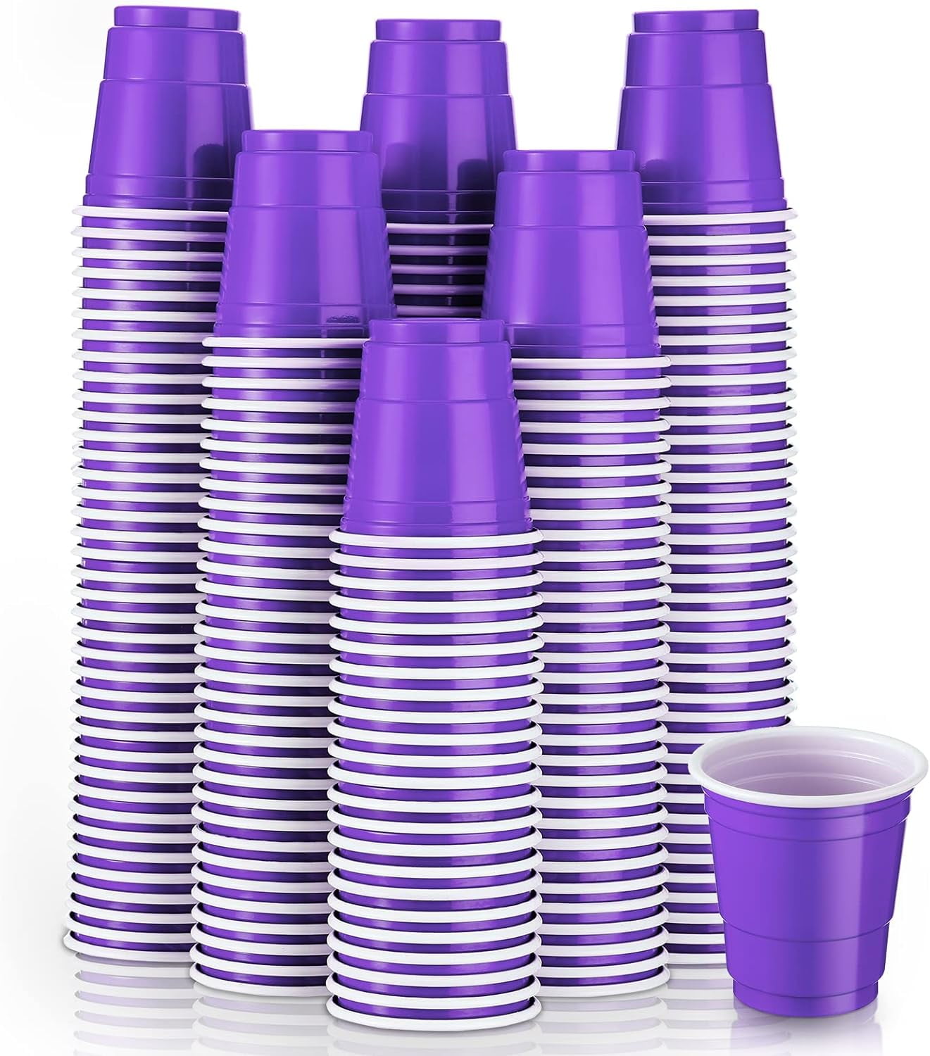 200 Pcs 2 oz Plastic Shot Cups Mini Disposable Shot Glasses for 2025 ...