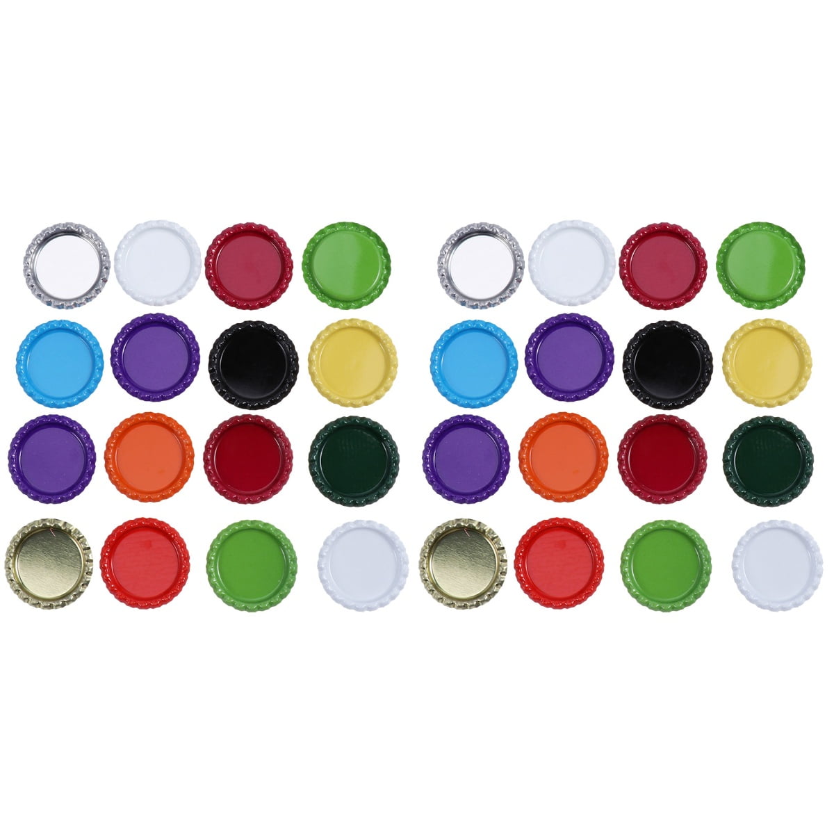 200 Pcs Art Projects Pendant Trays and Epoxy Flat Beer Bottle Cap ...