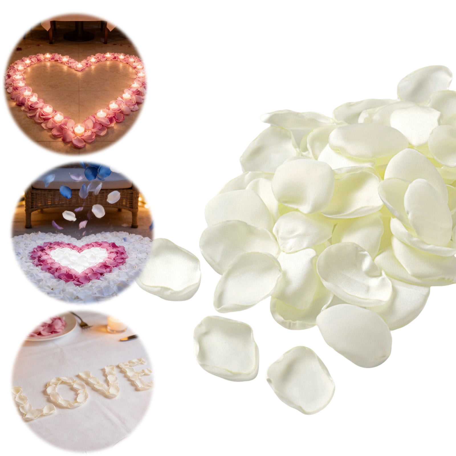200 Pcs Artificial Rose Petals For Night Flower Girl Flower Petals For ...