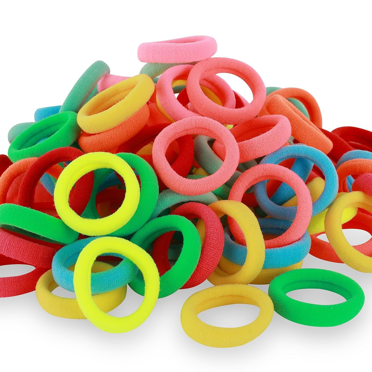 200 Pcs Baby Hair Ties, Cotton Toddler Hair Ties for Girls and Kids ...