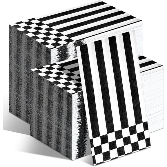 Black And White Paper Towels