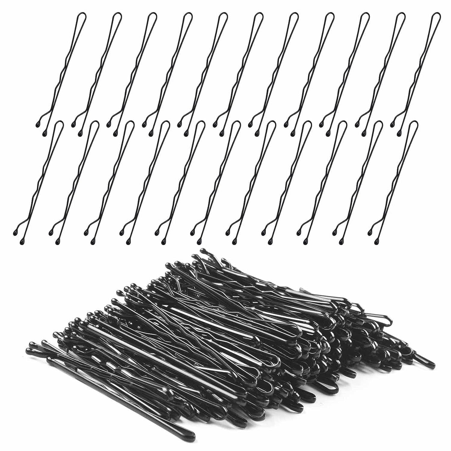 200 Pcs Bobby Pins 2 Inch Hair Pins Kit Black Bobby Pins for Hair U ...
