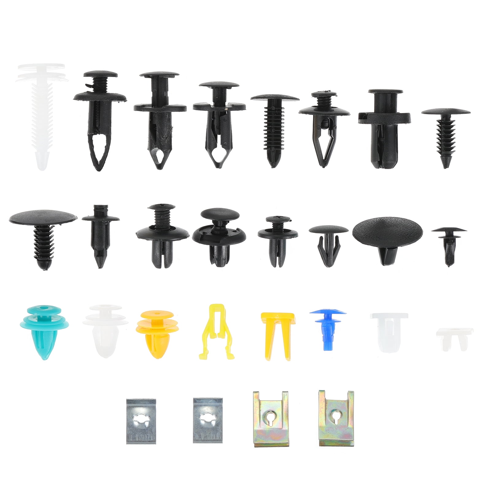 200 Pcs Bumpers Auto Clips and Fasteners Car Plastic Clips Car Push ...