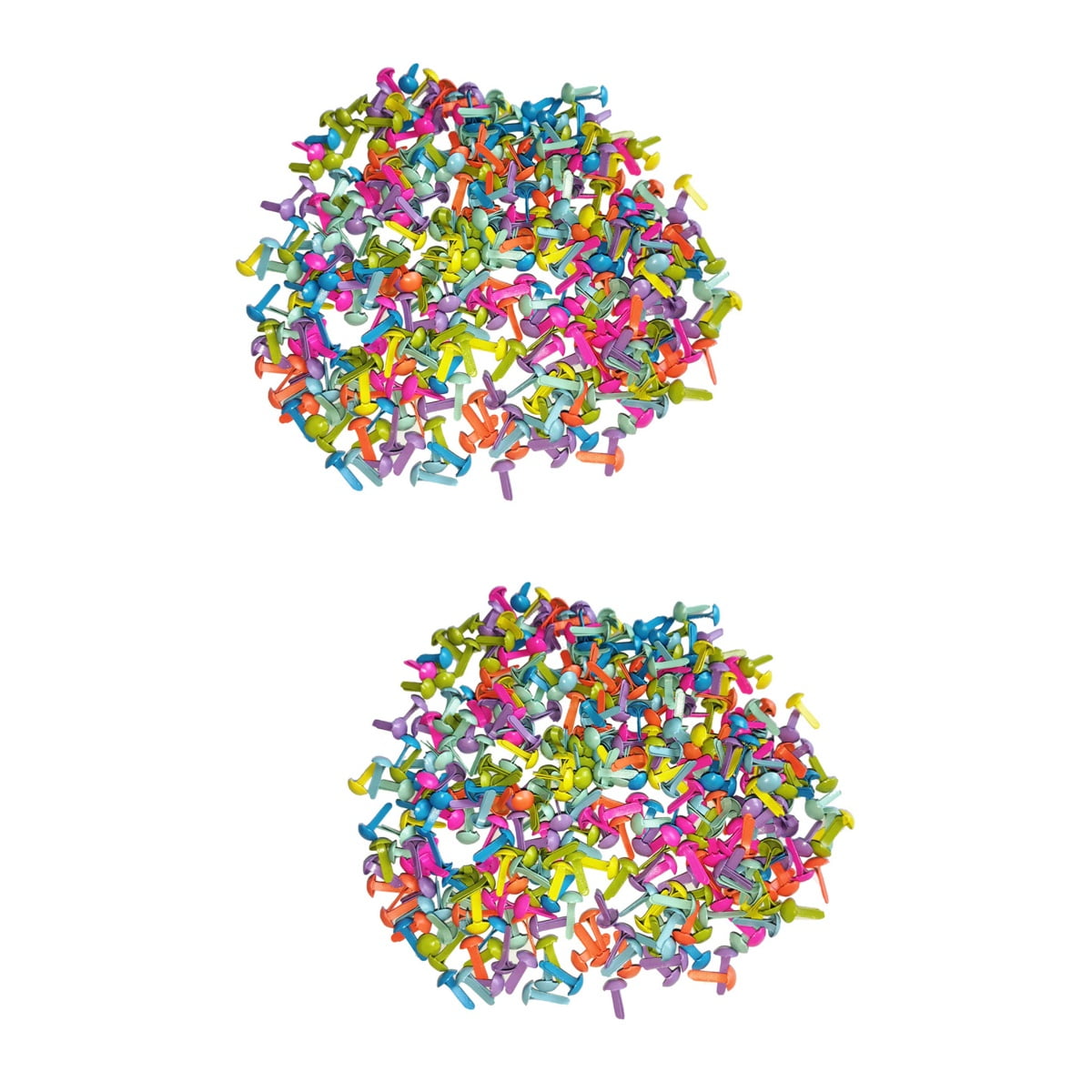 200 Pcs Calendar Toolbox Craft Brads Scrapbooking Book Pastel Brads ...