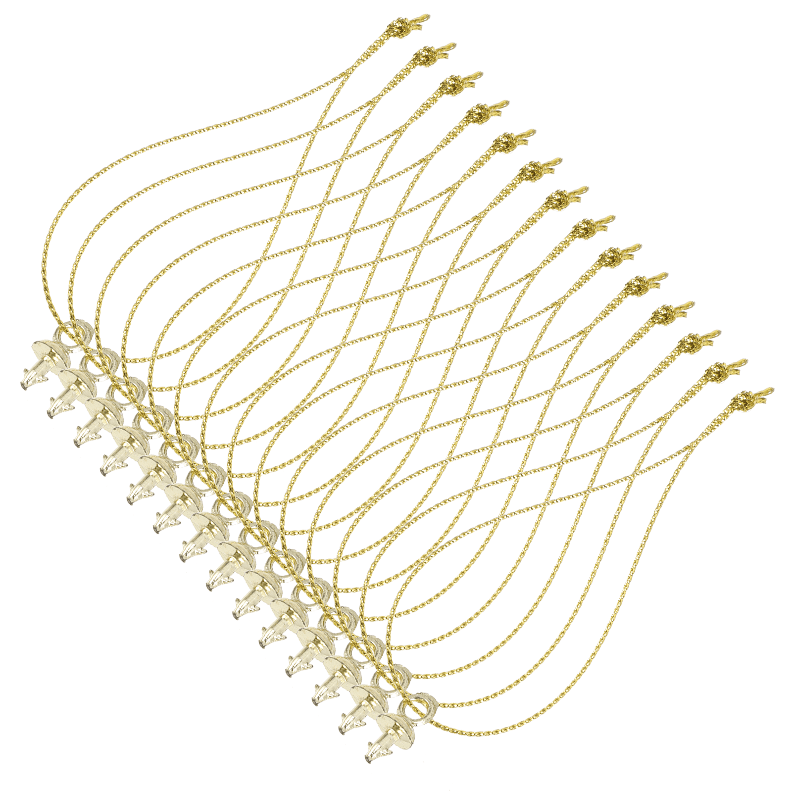 200 Pcs Christmas Ball Pendant Caps Handcraft Hanging Fittings Plastic ...