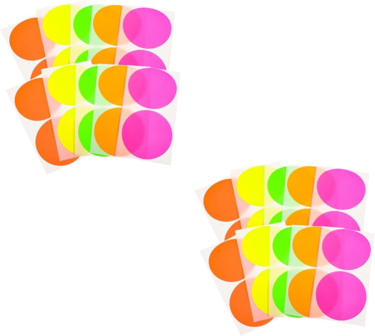 200 Pcs Circle Coded Sticker Removable Stickers Adhesive Labels Colored ...