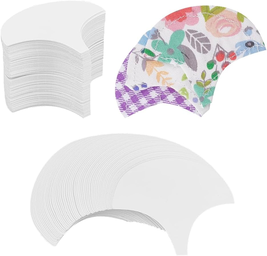 About 200 Pcs Clamshell English Paper Piecing Epp Set 1.7inch(4.5cm) Wide Precise Paper ...
