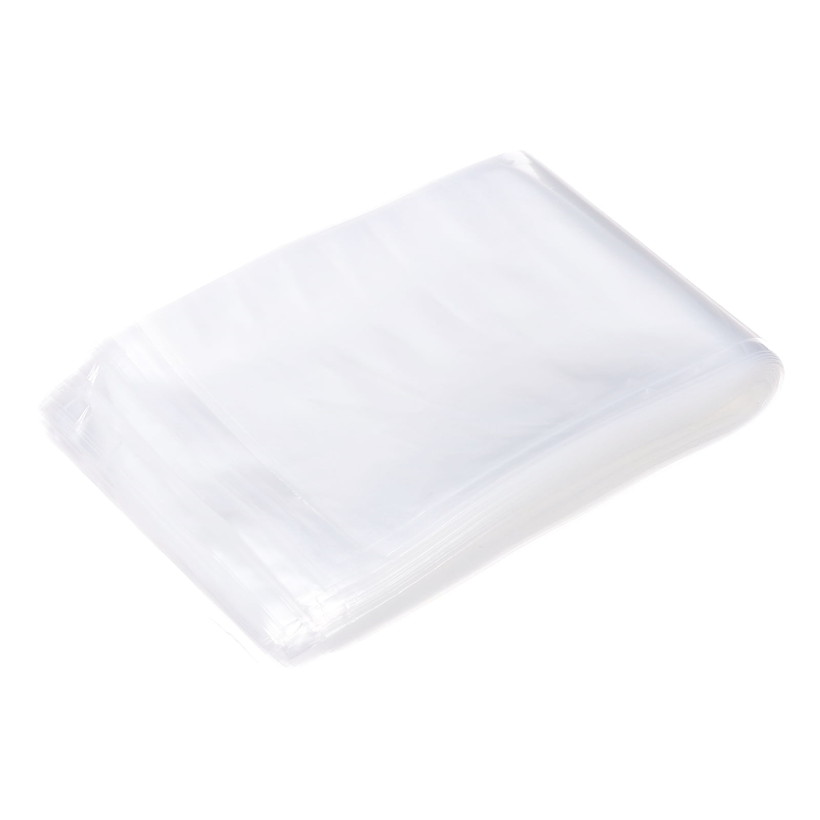 200 Pcs Clear Flat Open Plastic Poly Bags 4x12 Inch 1.6 Mil Packaging ...