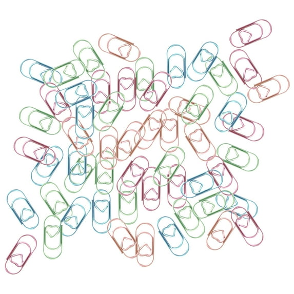 200Pcs Metal Clips Small Paper Clips Novelty File Clips Exquisite Small ...