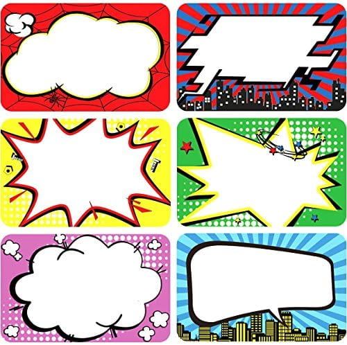 200 Pcs Colorful Name Tags Labels Perforated Roll Tag for Classroom ...