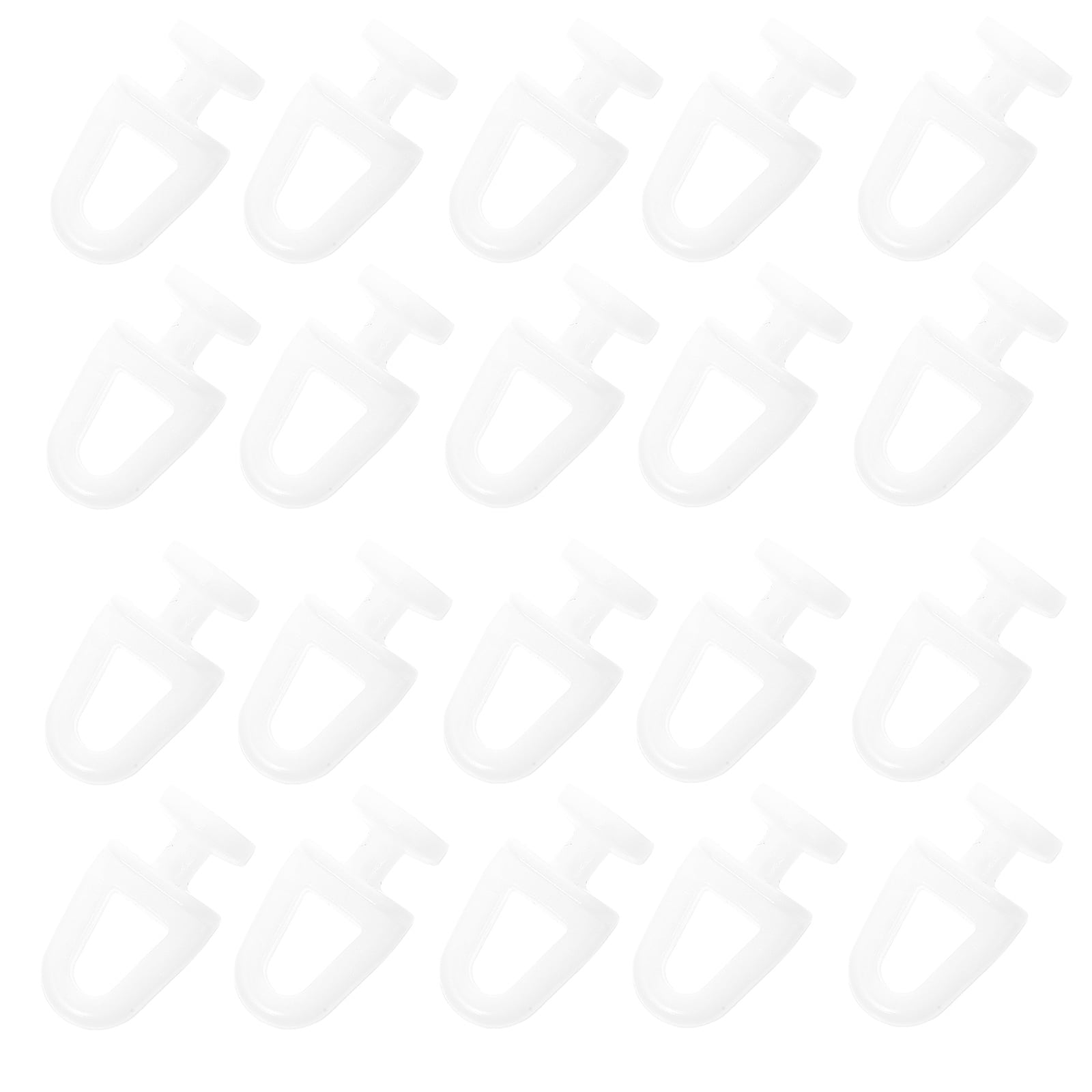 200 Pcs Curtain Rod Pulley Flexible Gliders Smooth-sliding Wheels ...