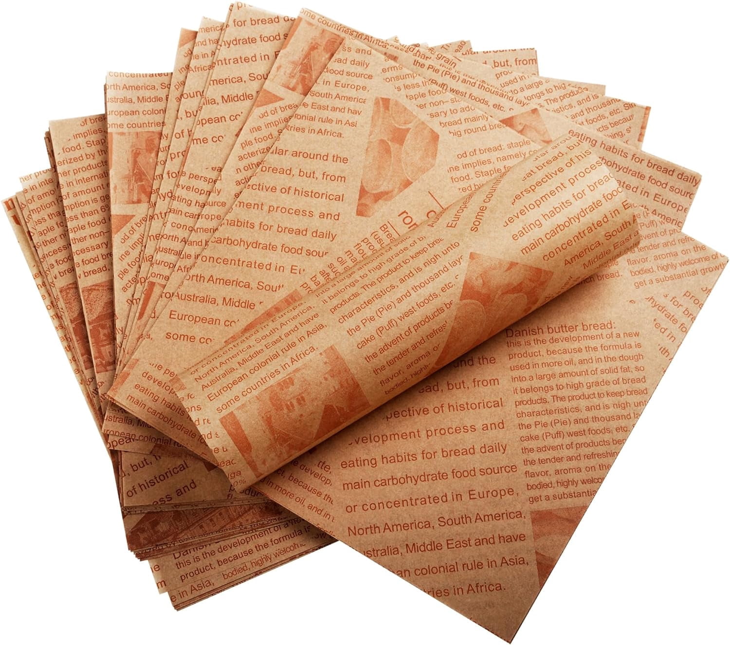200 Pcs Deli Wax Paper Sheets for Small Size Food Basket and Plate ...