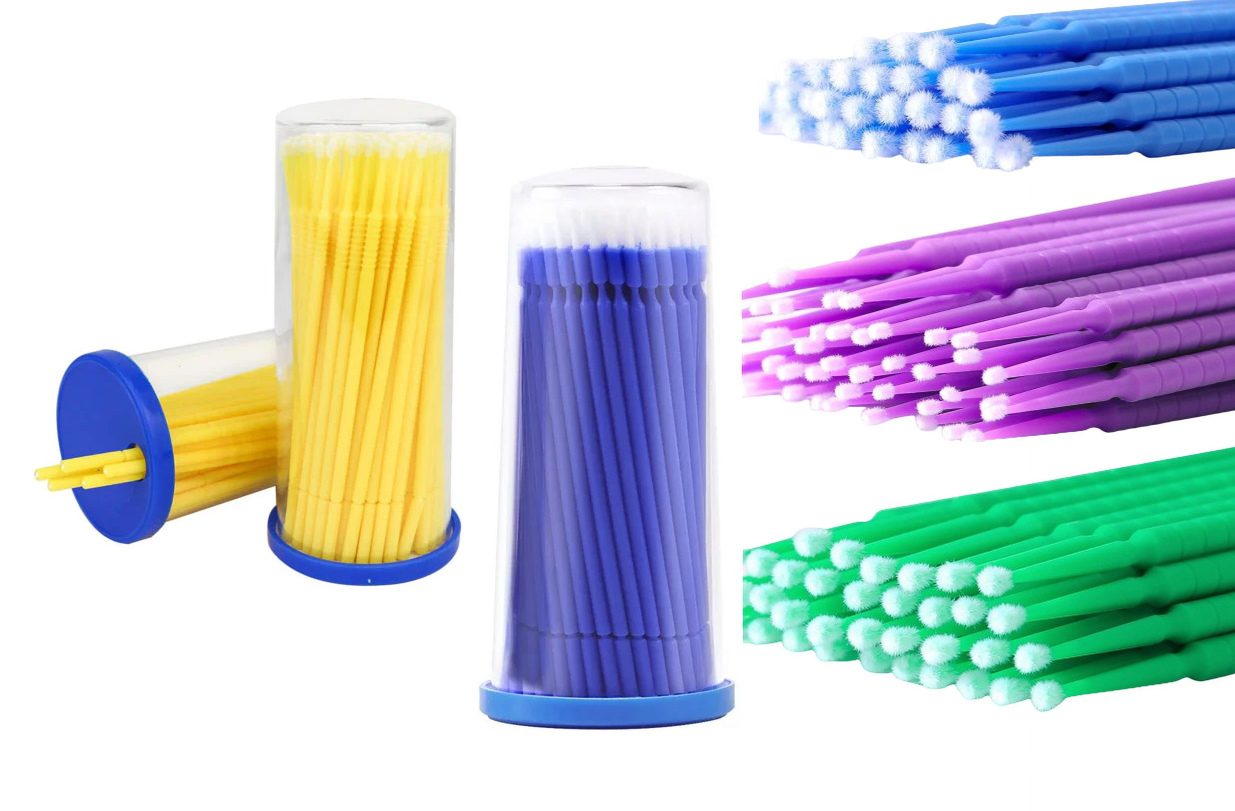 200/Pcs Dental Micro Applicators 2mm Regular Assorted Colors Non ...