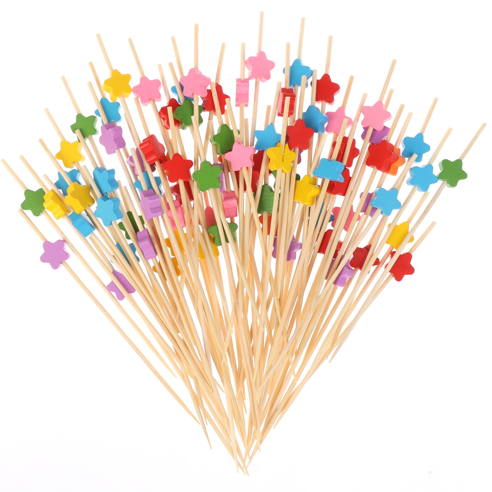 200 Pcs Disposable Bamboo Sticks - Walmart.com