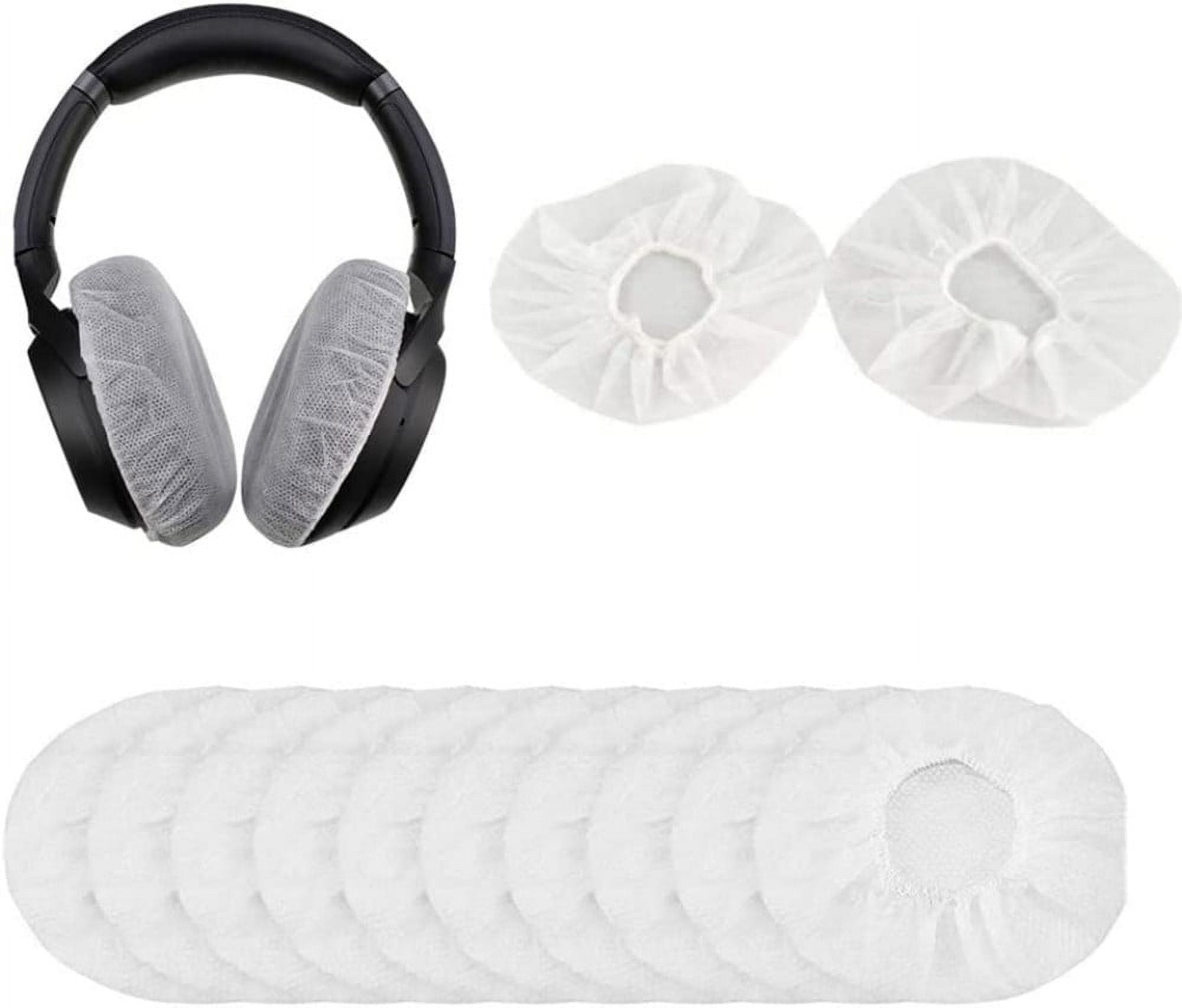 200 Pcs Disposable Headphone Covers Non Woven Sanitary Headphone Ear ...