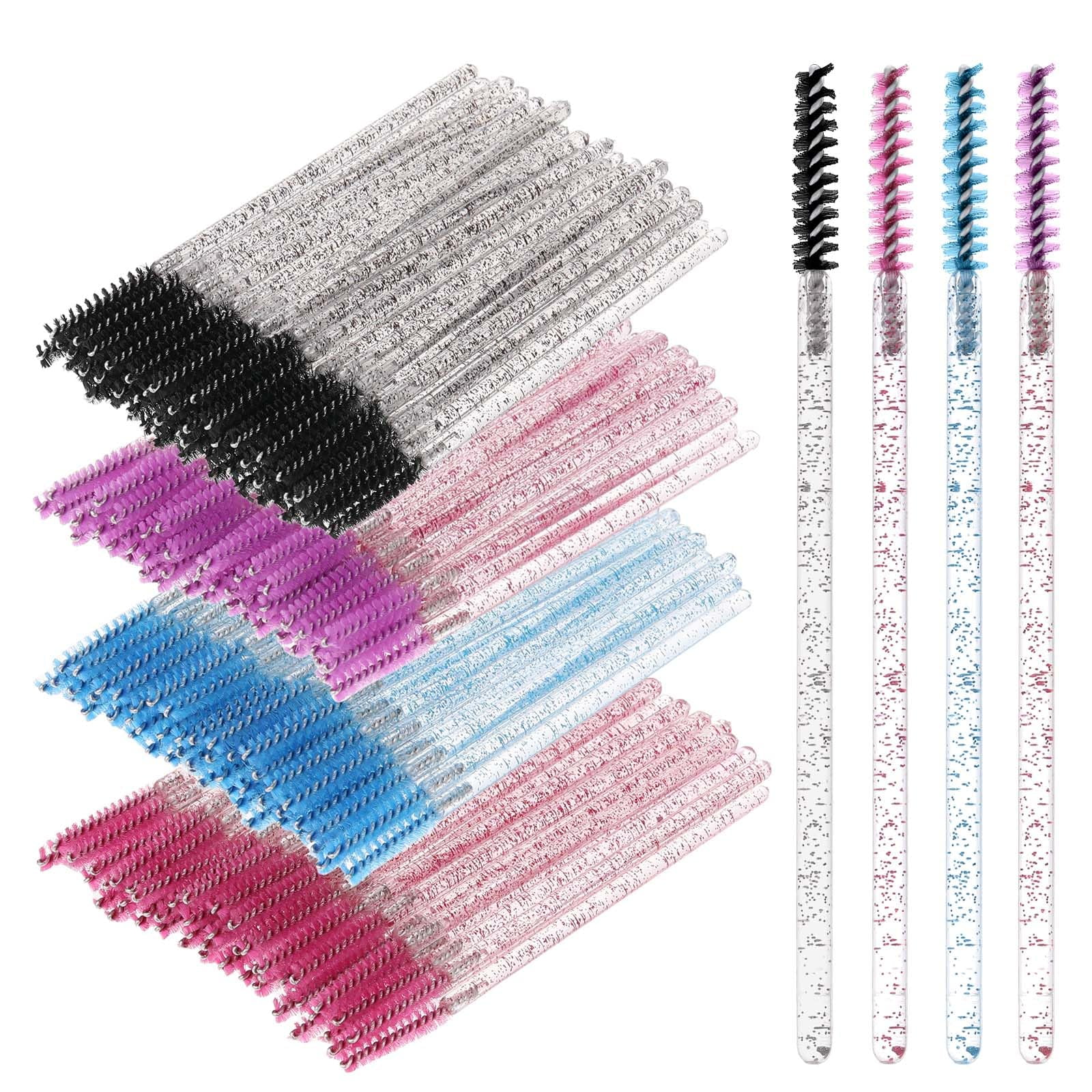 200 Pcs Disposable Mascara IFF17 Wands Mini Eyelash Brushes Crystal ...