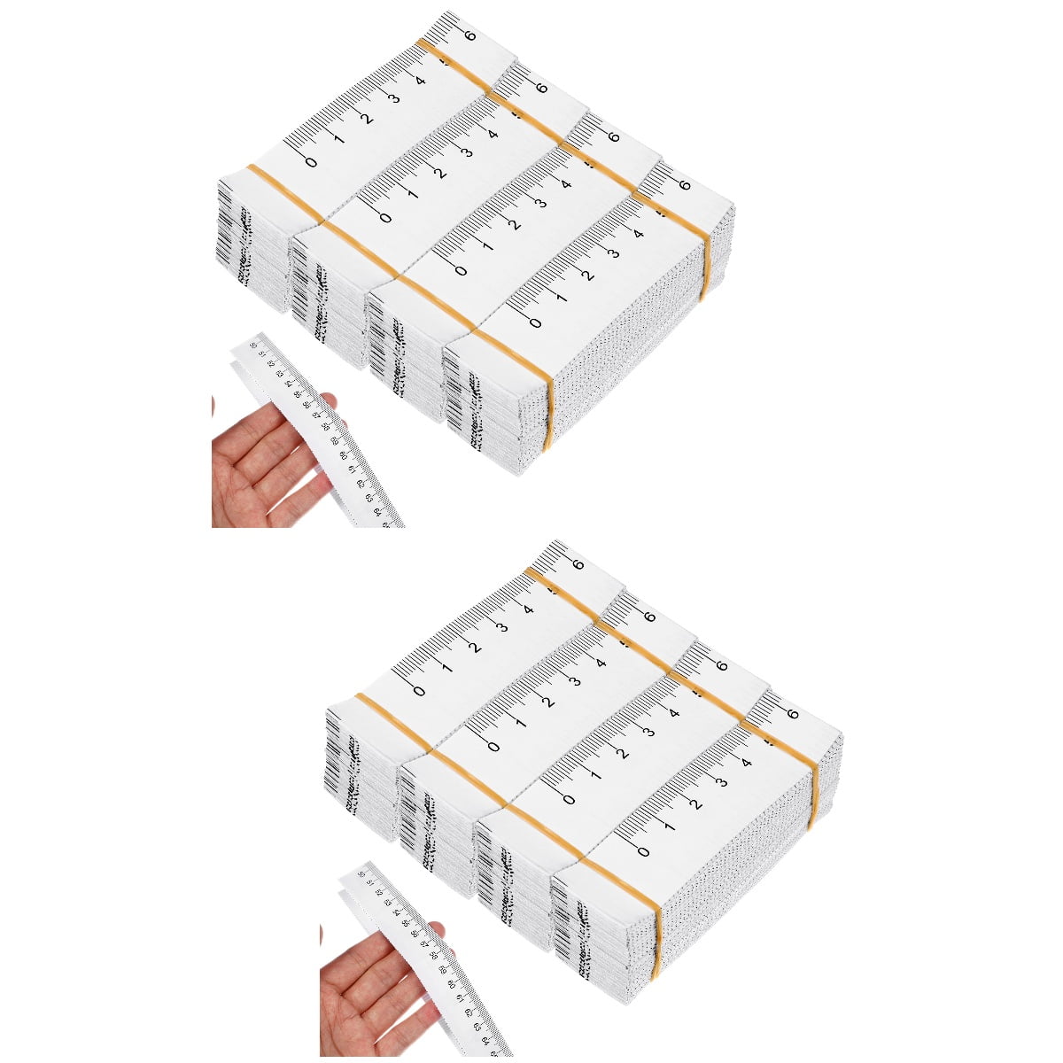 200 Pcs Disposable Paper Tapes Measure Double-sided Wound Measuring ...