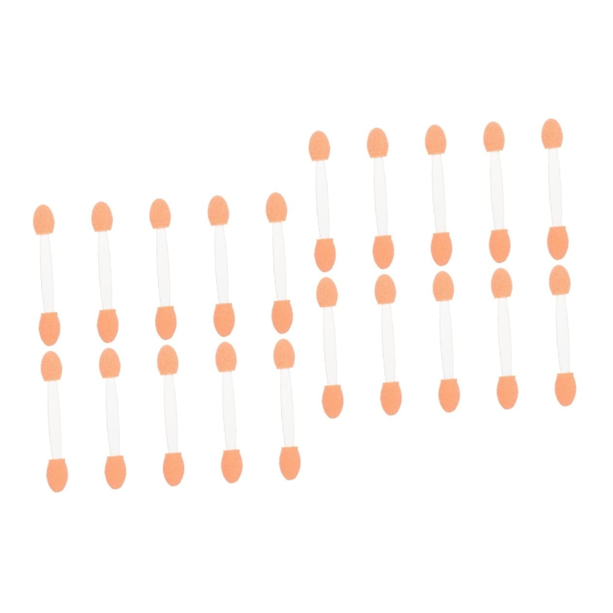 200 Pcs Double Ended Eyeshadow Brush Disposable Sponges Dual Ended ...