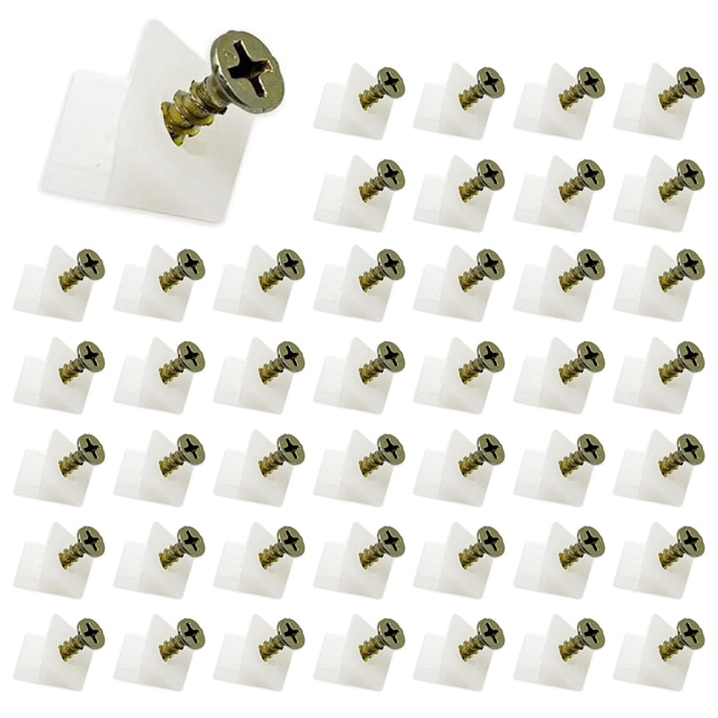 200 Pcs Drawer Supports, White Plastic Drawer Bottom Sagging Repair ...